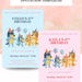 Bluey Birthday Invitation Template – Pink & Blue | 5x7” Editable ...