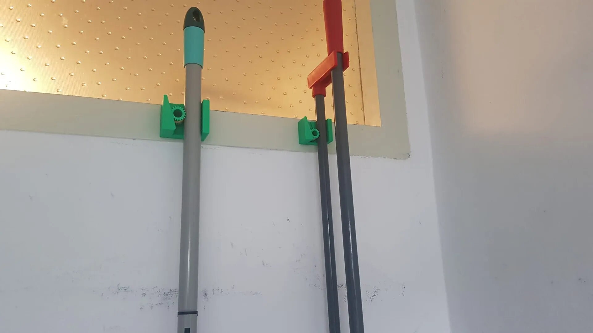 Personalized Gravity Broom Holder - Wall Mounted Organizer - Etsy