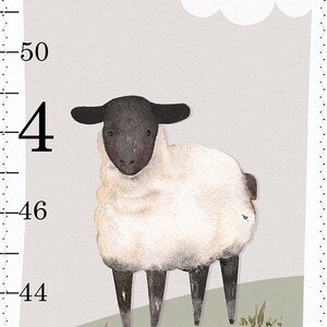 Farm Animals Growth Chart Horse Growth Chart Farm Height Chart Ruler ...