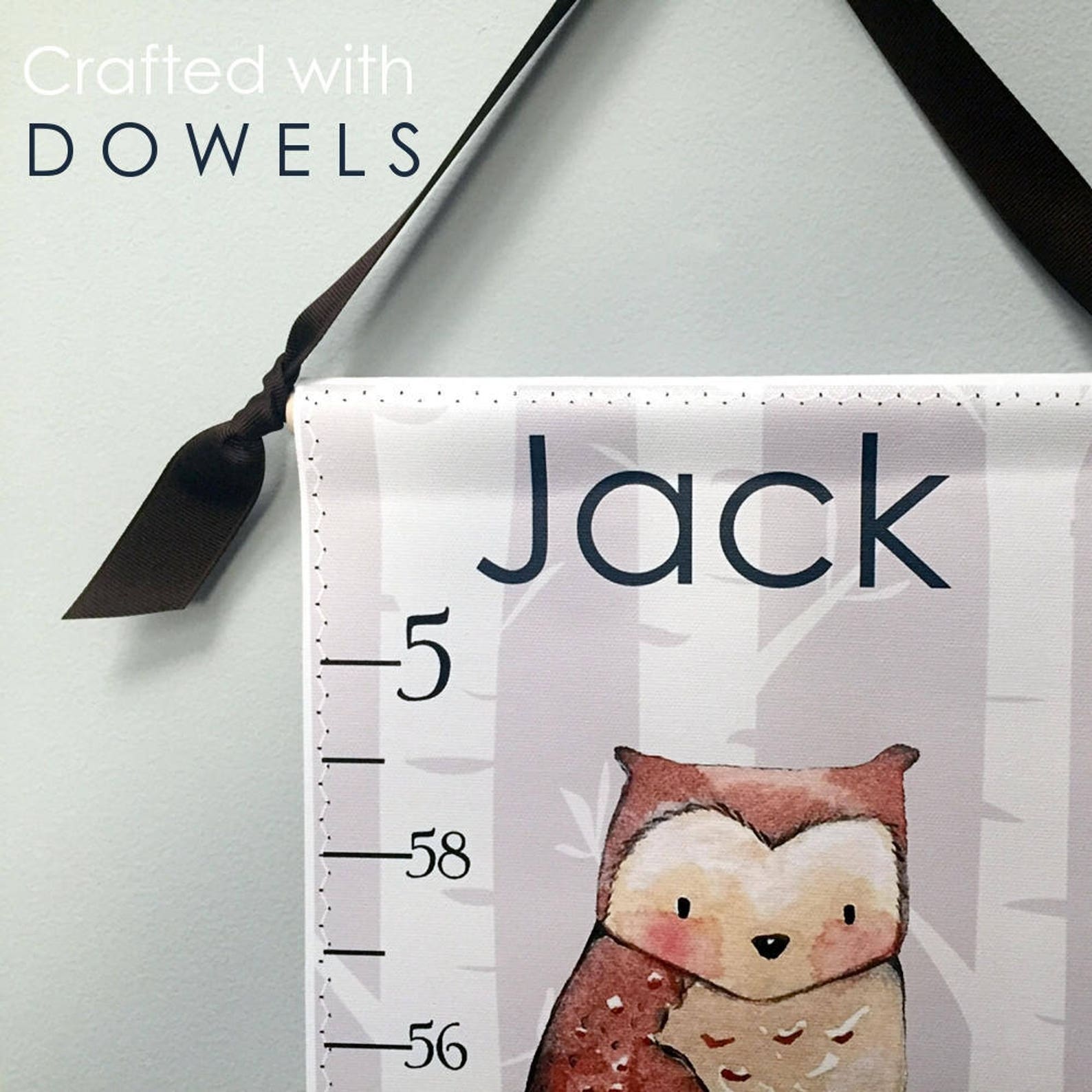 Animals Alphabet Growth Chart Personalized Growth Chart - Etsy