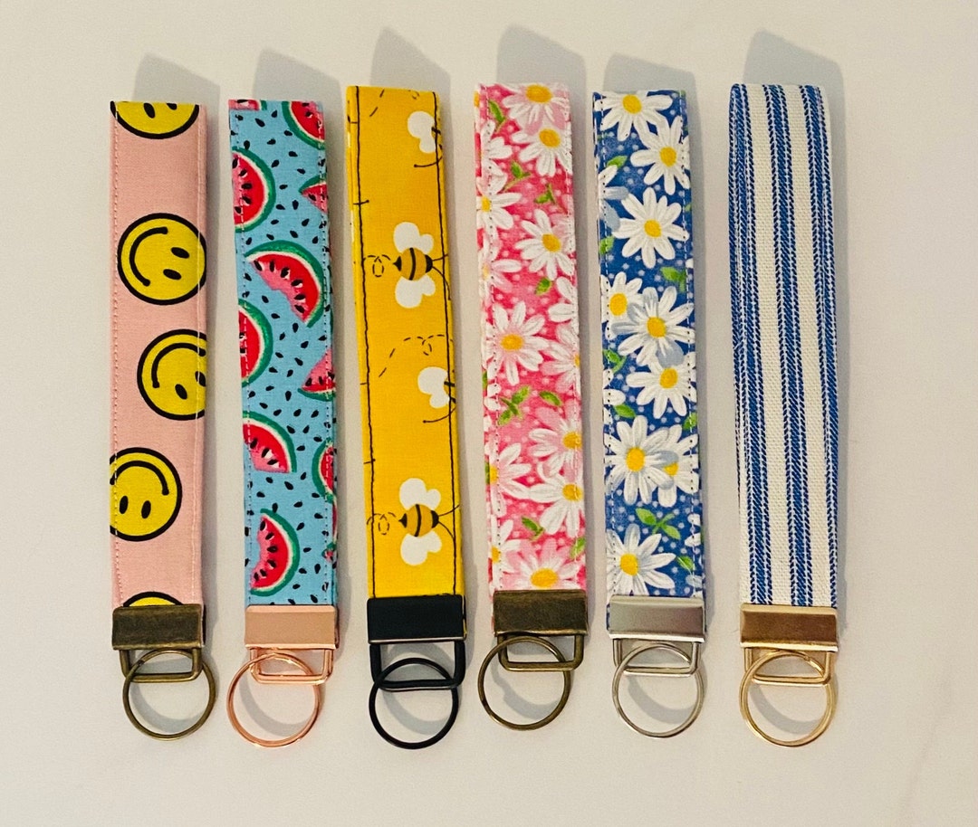 Customizable Keychain Wristlets With Your Choice of Hardware Color ...