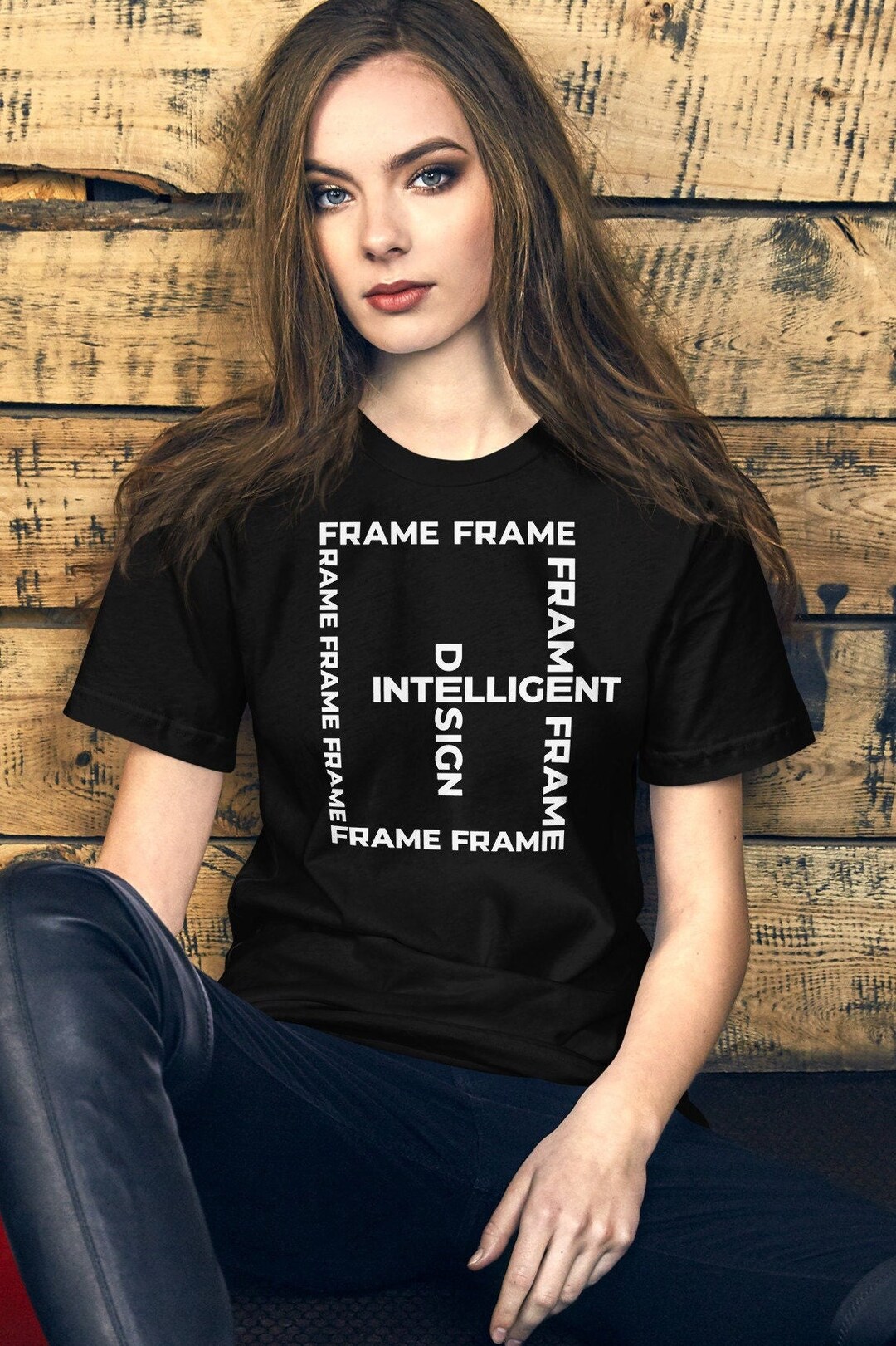 Irony T-shirt, Intelligent Design Shirt, Word Art Tshirt, Text Art Tee ...