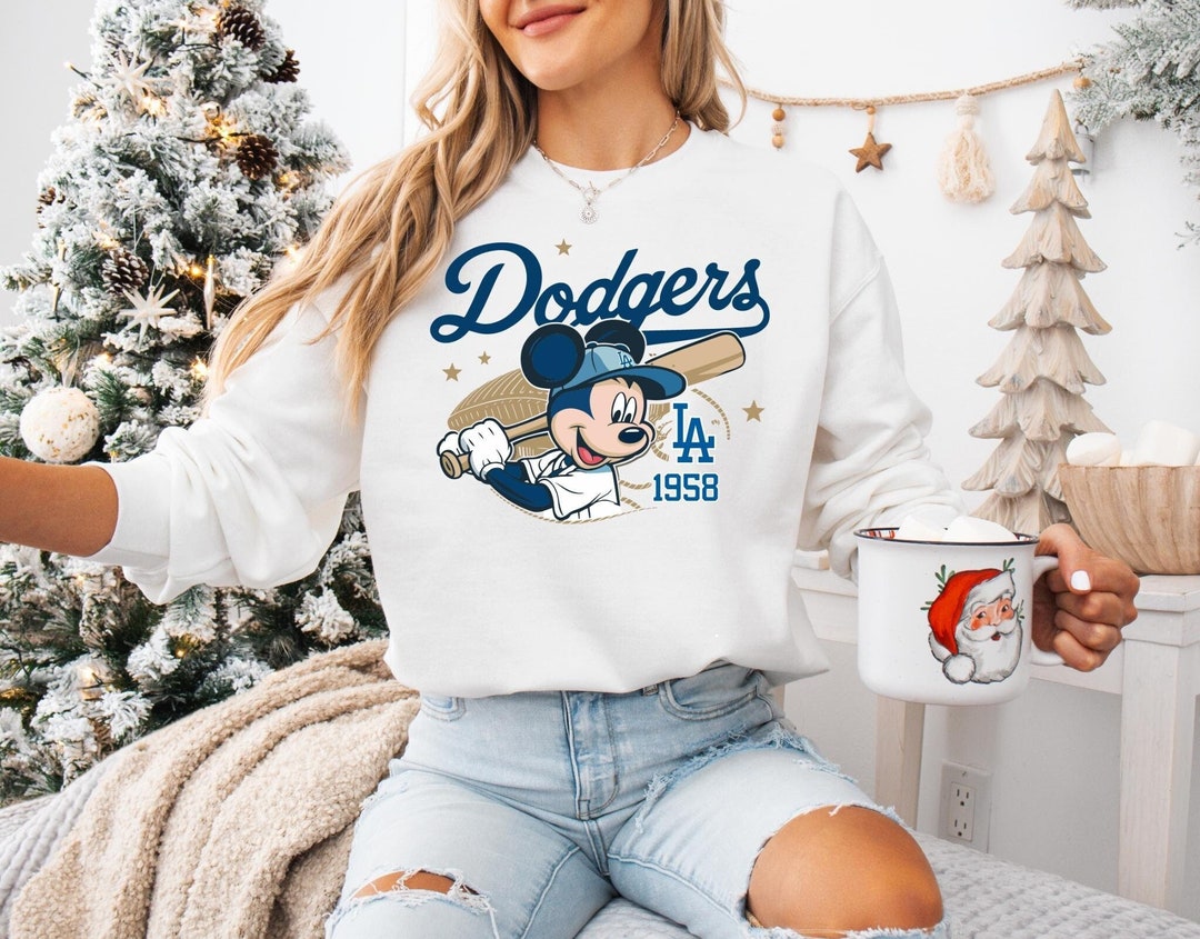 Mickey Mouse Dodgers Shirt, Dodgers Baseball, Dodgers 1958 Baseball ...