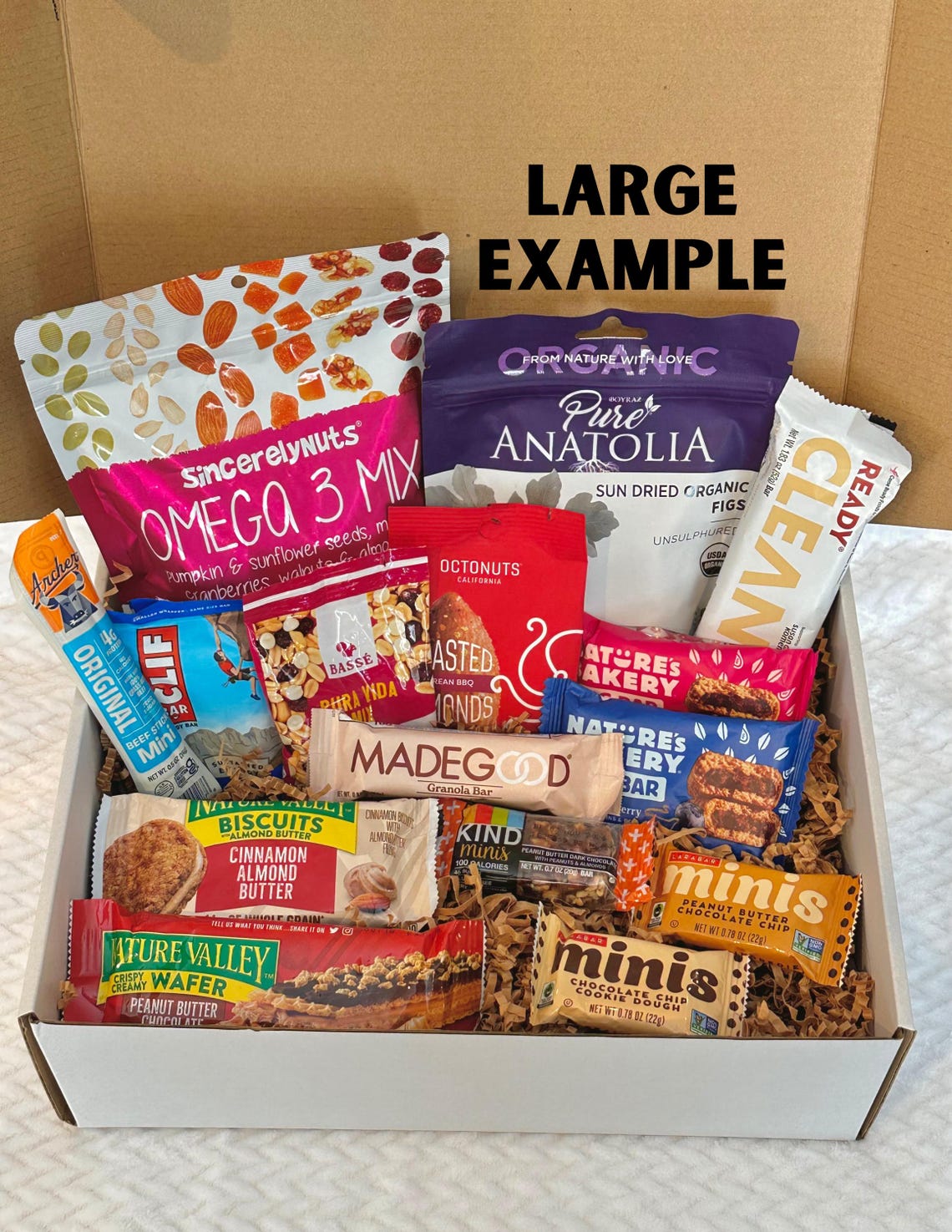Healthy Snack Gift Set, Premium Snack Box, Care Package, Gift Basket ...