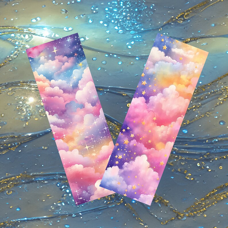 Rainbow Printable Bookmarks DIY Digital Download Reading Accessories ...