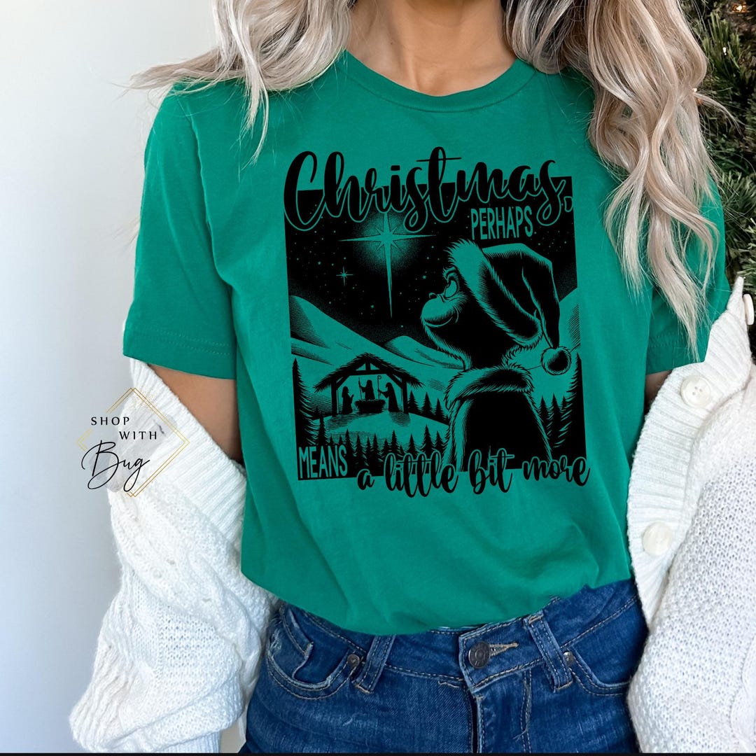 Maybe Christmas Means A Little Bit More Unisex Sizing Shirt - Etsy