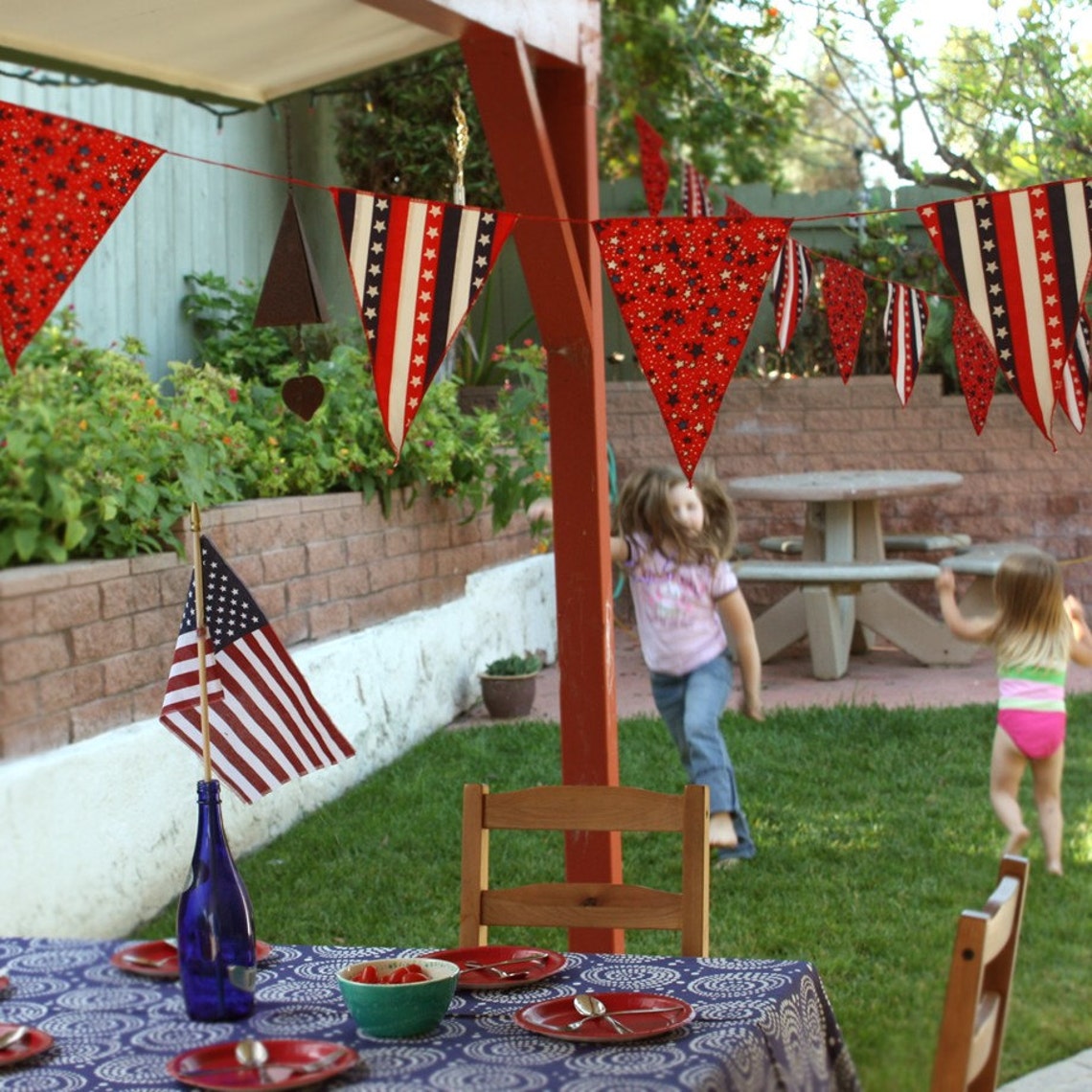 24 All American Stars Party Flags - Etsy