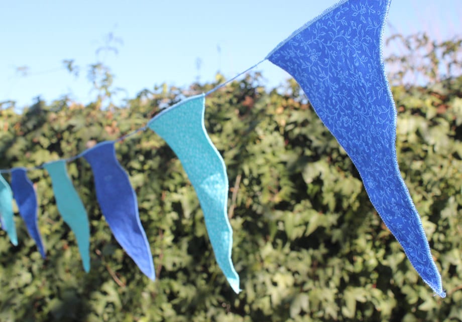 24 Blue and Turquoise Flags - Etsy Sweden