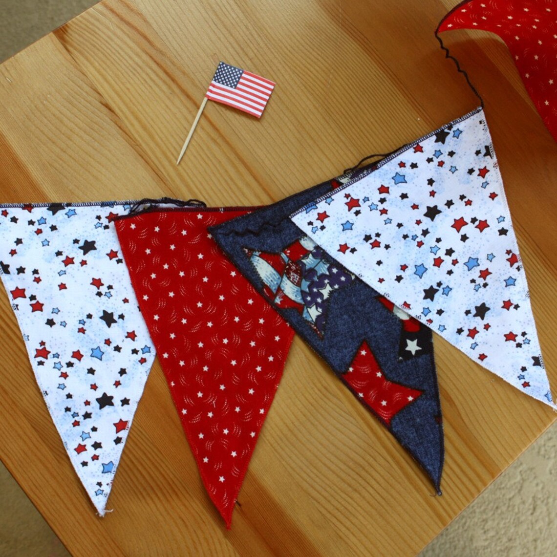 24 All American Stars Party Flags - Etsy