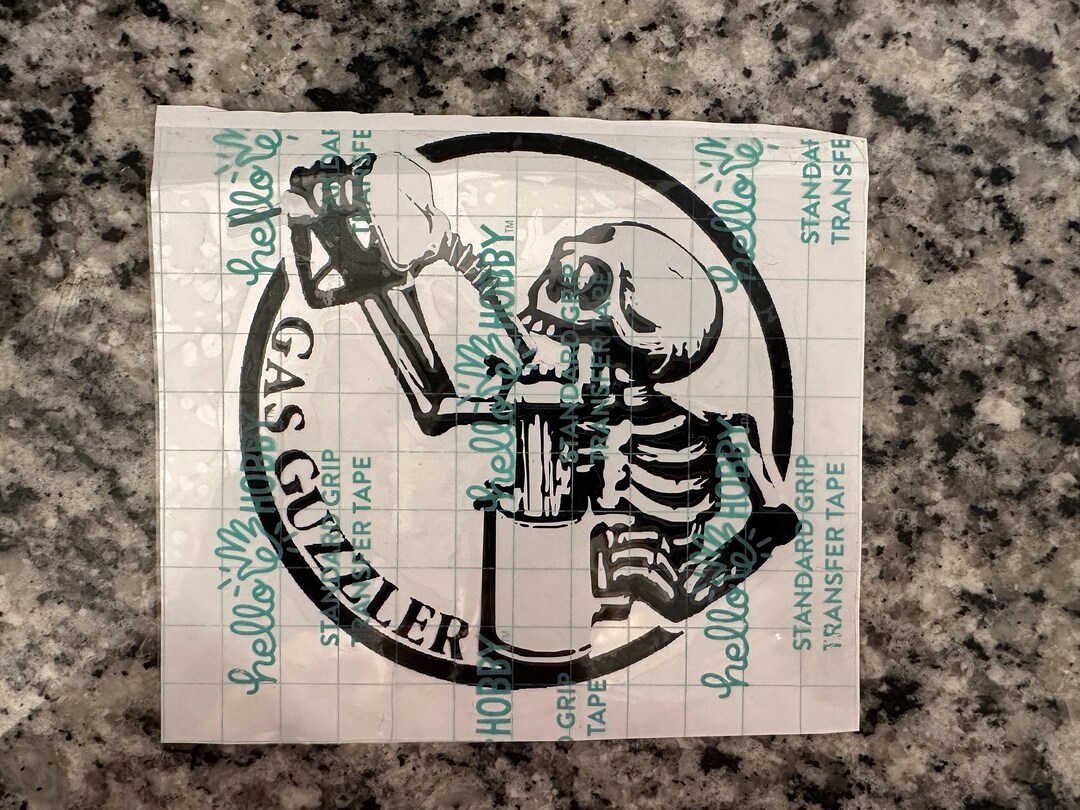 Skeleton Gas Guzzler Waterproof/ Fade Proof Vinyl - Etsy