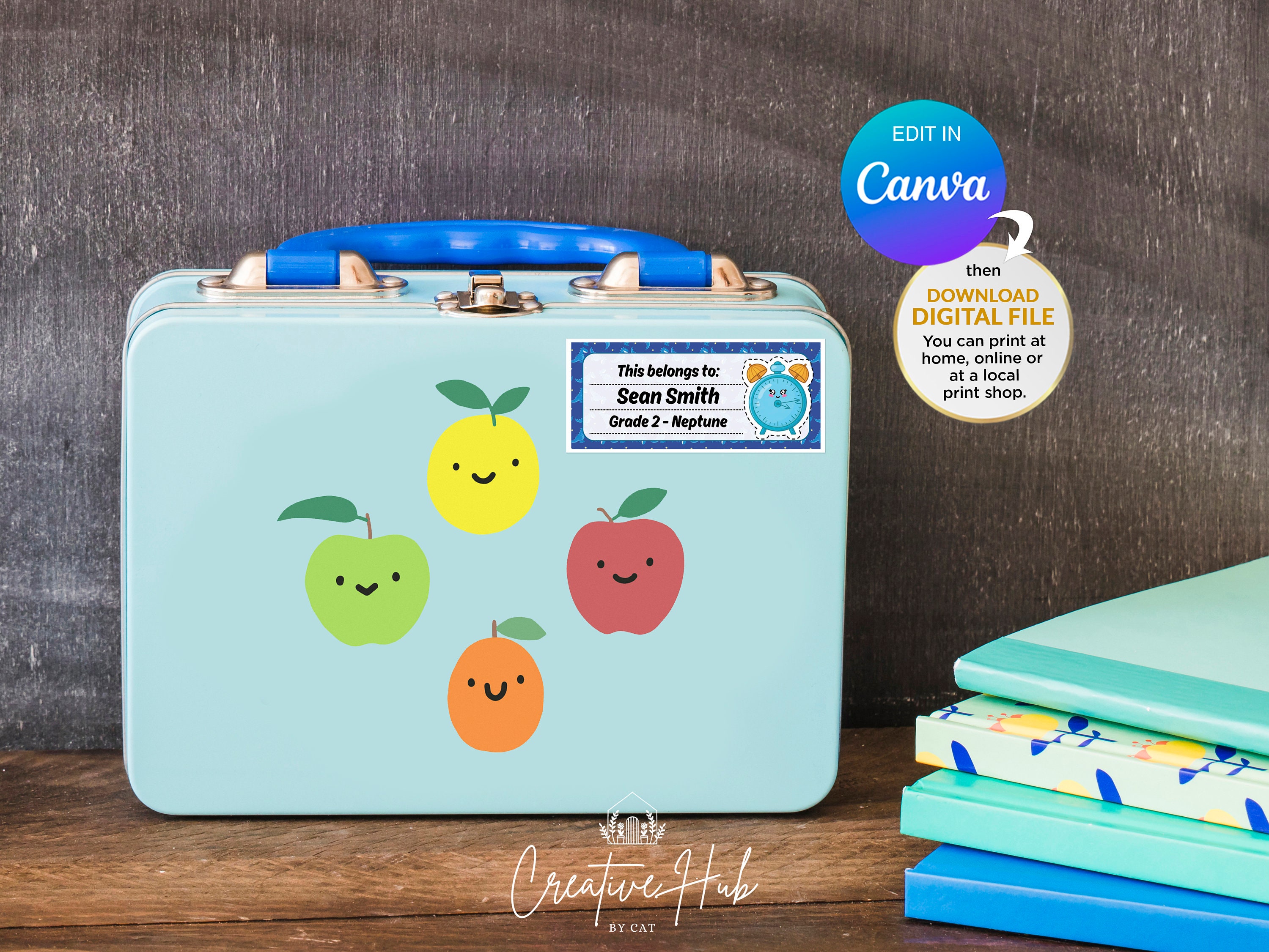 Student Name Sticker Template, Student Name Sticker Printable Template ...