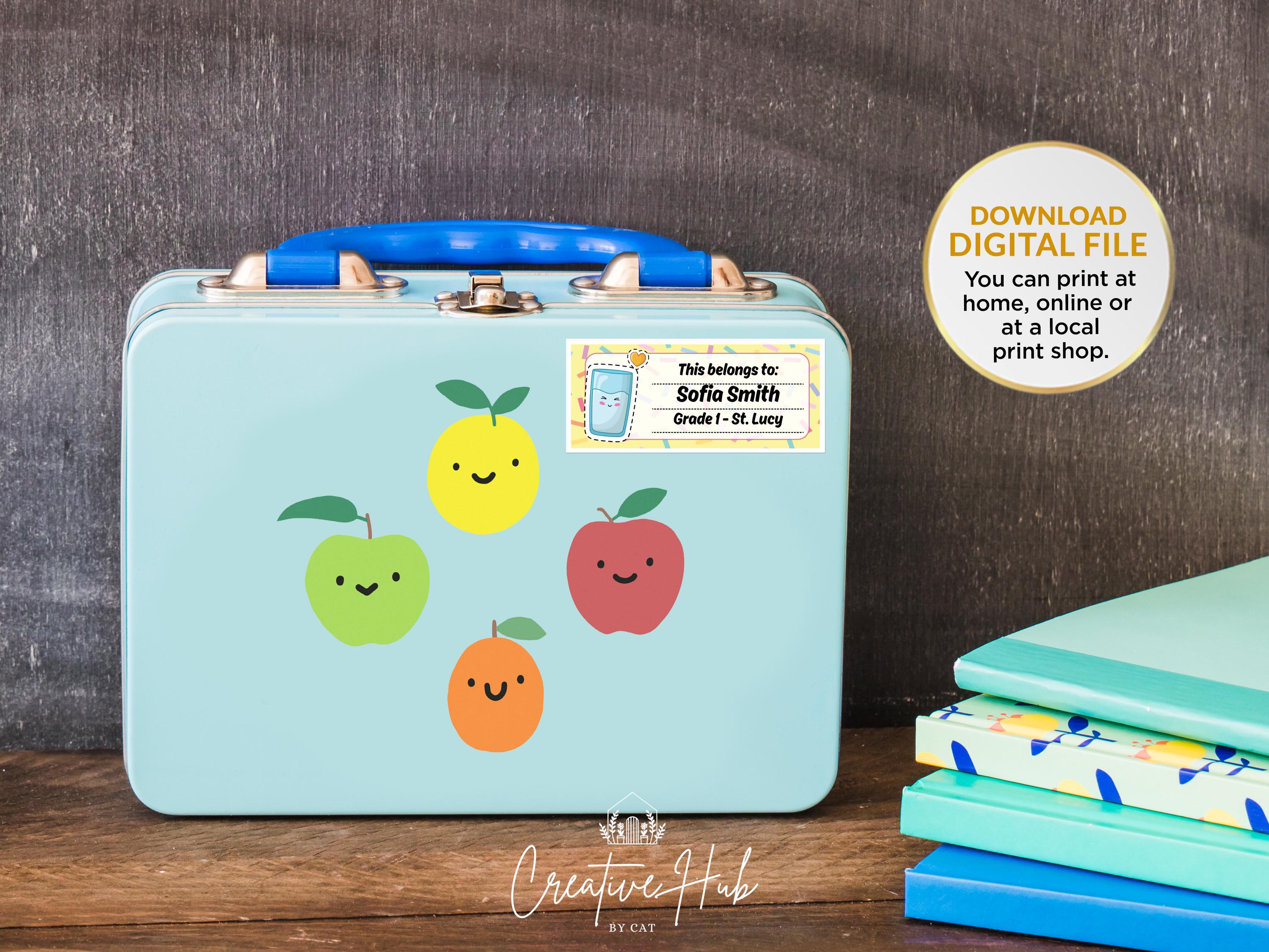 Student Name Sticker Template, Student Name Sticker Printable Template ...