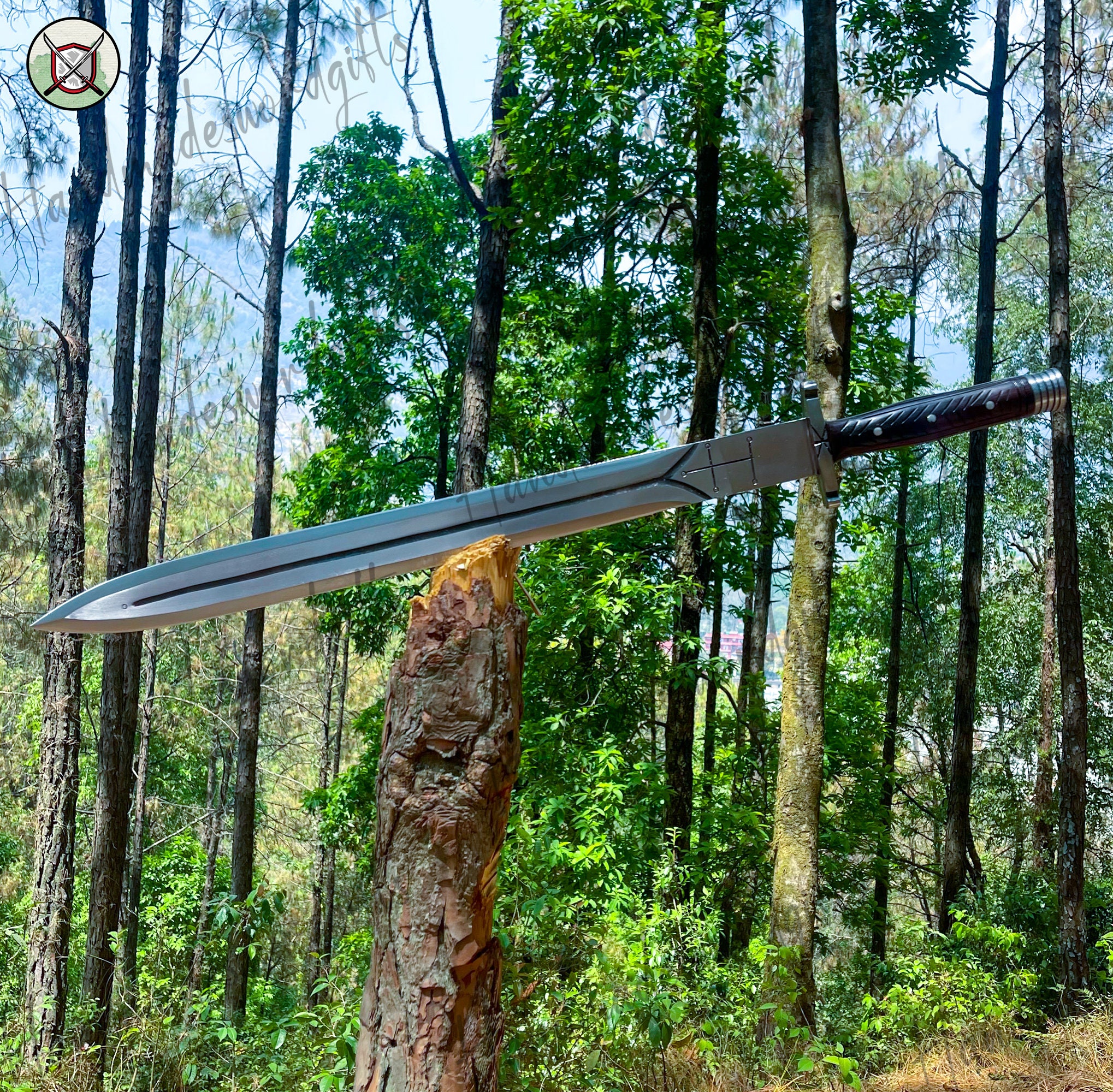 Custom Handmade Swords: Handcrafted in Nepal, 29 5160 Blade, Medieval ...