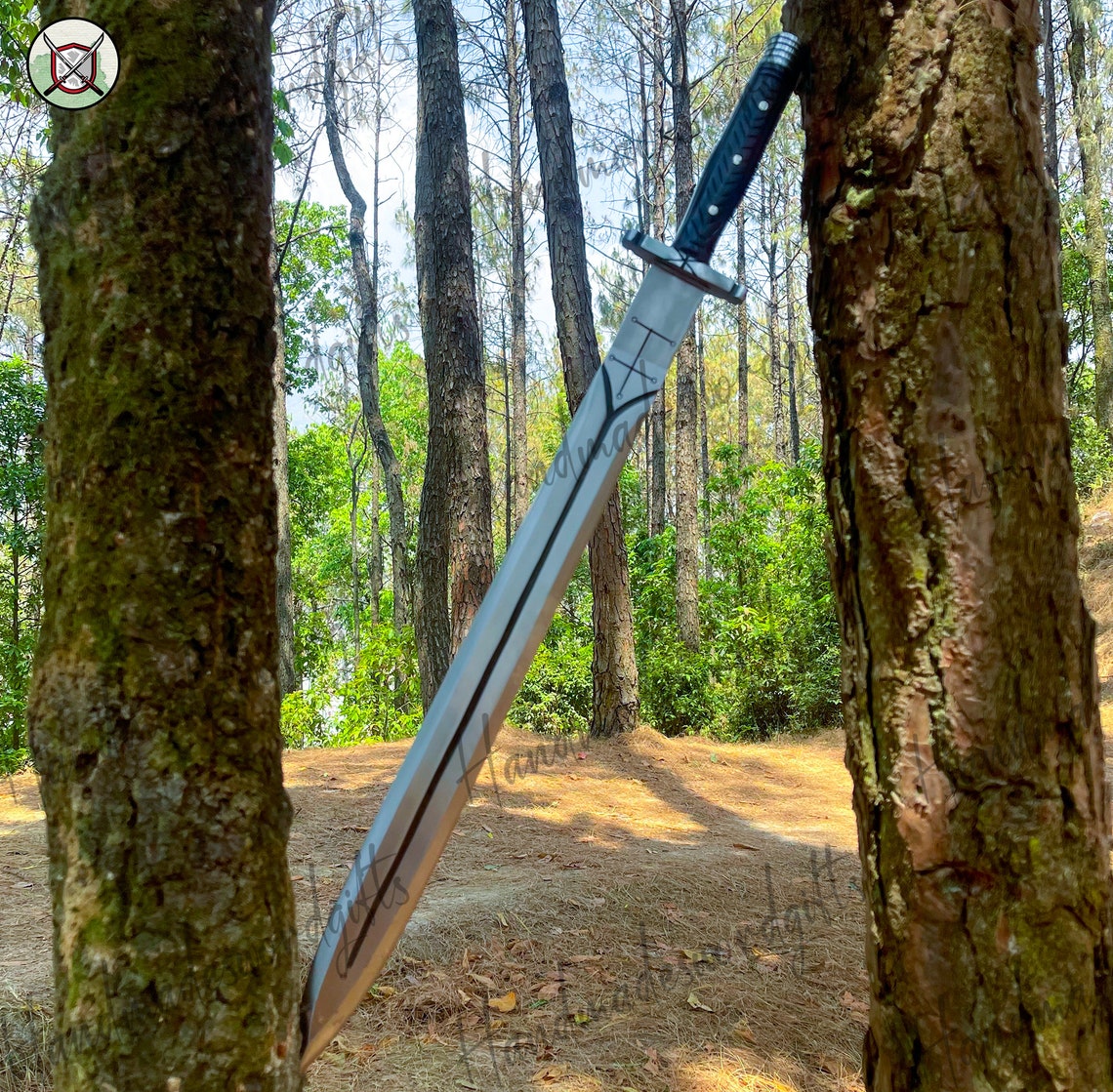 Custom Handmade Swords: Handcrafted in Nepal, 29 5160 Blade, Medieval ...