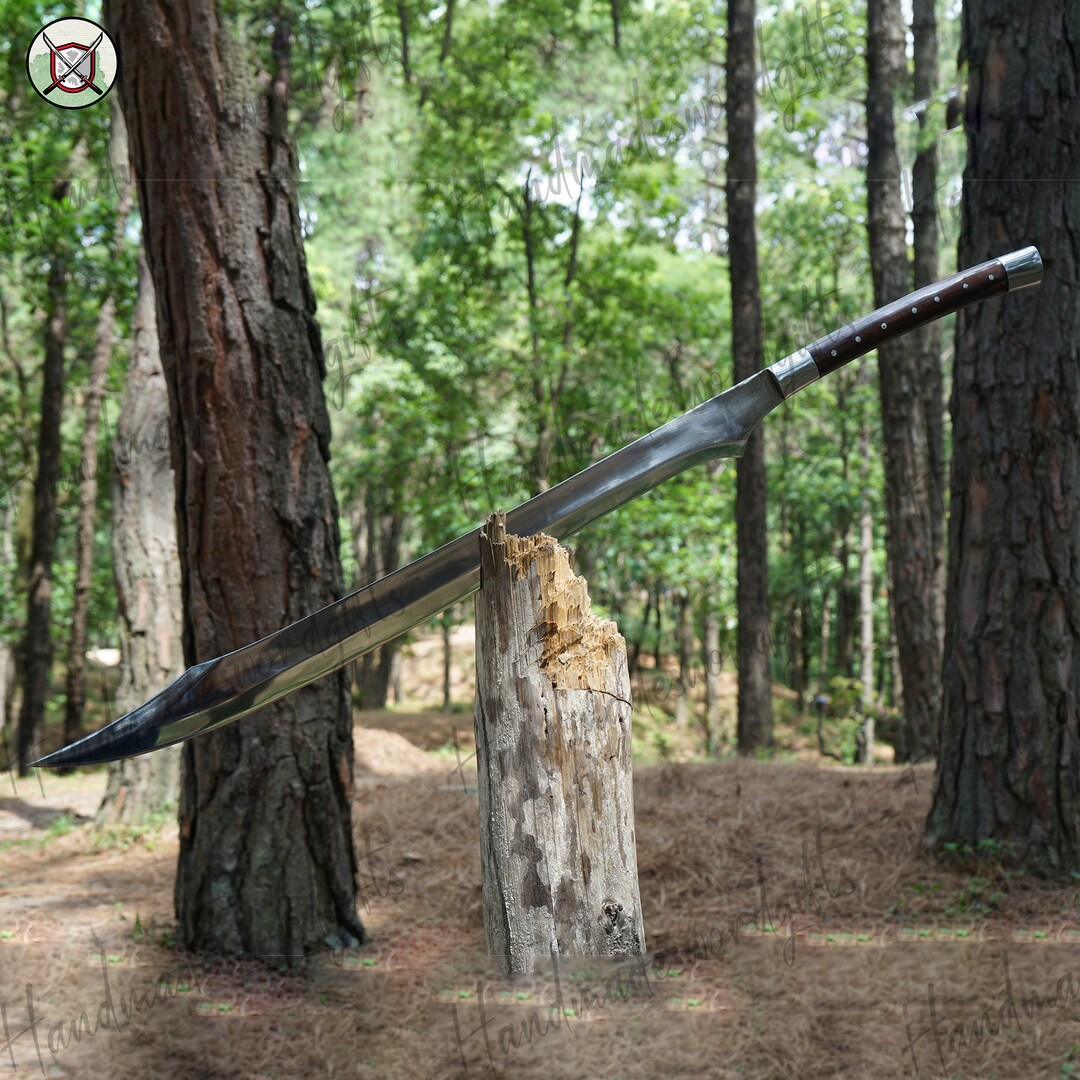 Functional Viking Sword for Balanced Oil Tempering Handmade From 5160 ...