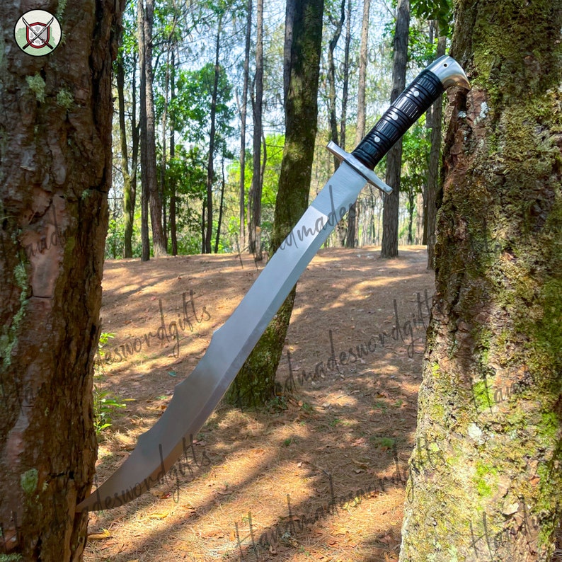 21-inch Blade Jungle Sword Hand-forged & Heat Treated Fully Functional ...