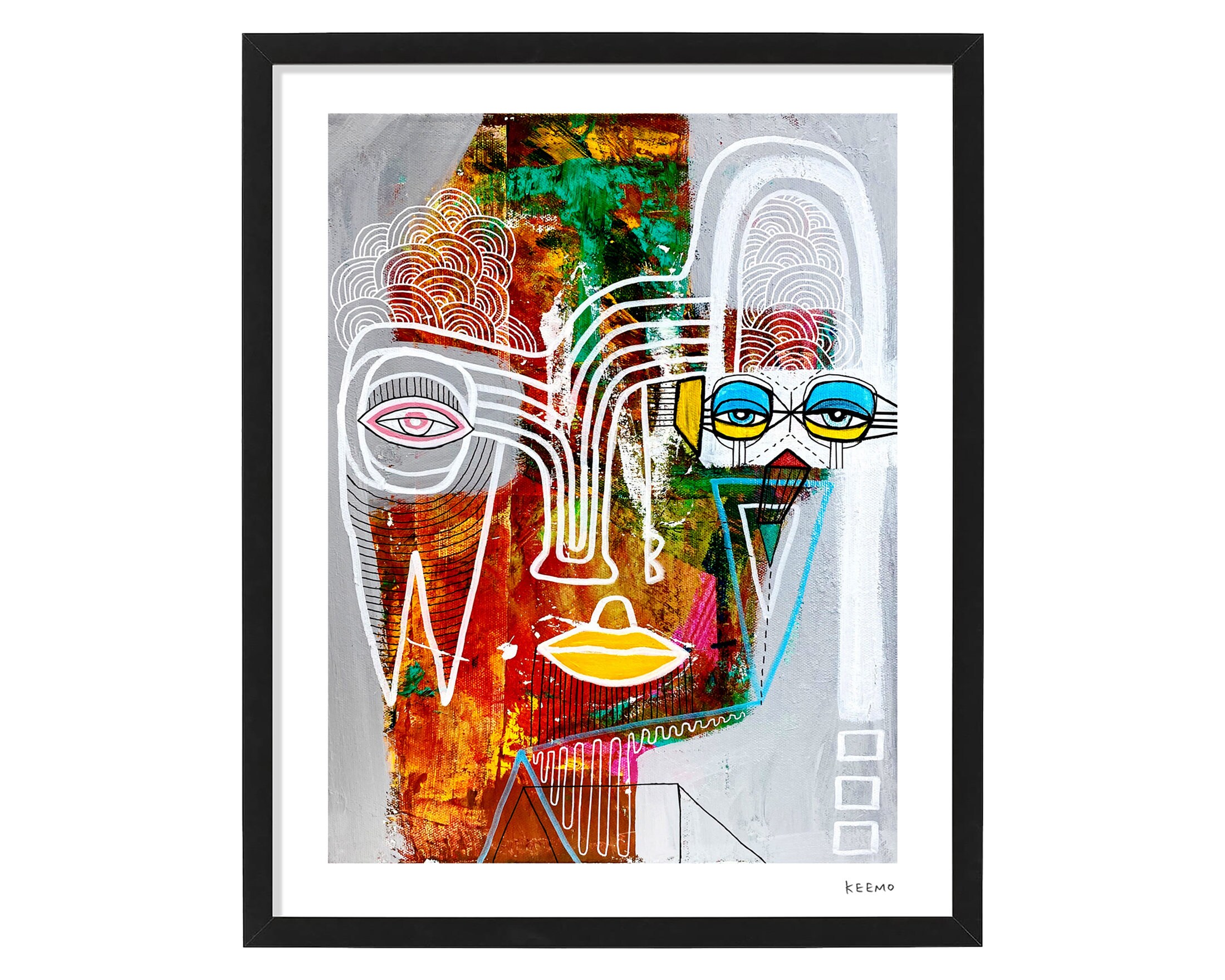 Keemo Signed Wall Fine Art Print | Ideas | Frame Optional | Modern ...