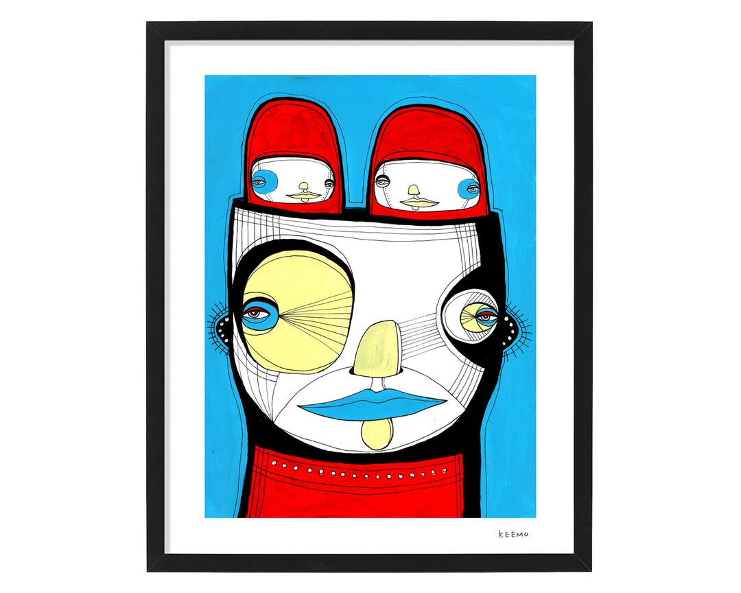 Keemo Signed Wall Fine Art Print | Two Ideas - 2012 | Frame Optional ...