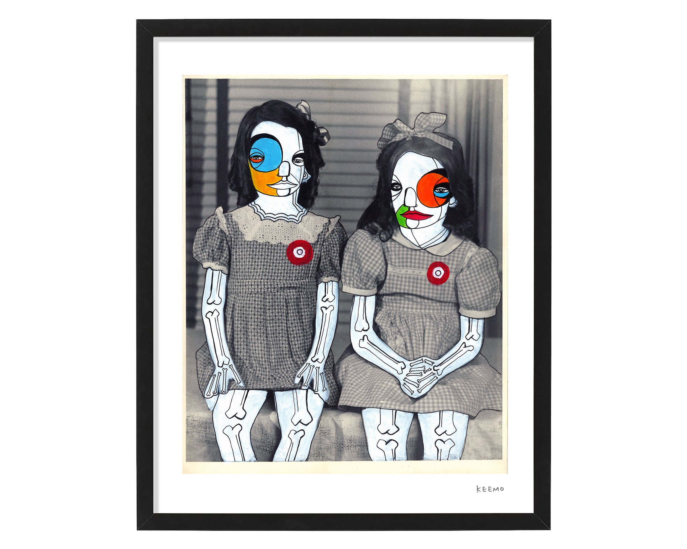 Keemo Signed Wall Fine Art Print | Bones 2013 | Frame Optional | Modern ...