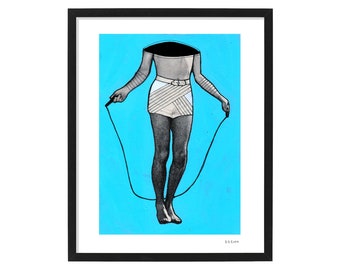 Keemo Signed Wall Fine Art Print Bones 2013 Frame Optional Modern ...