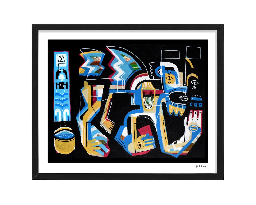 Keemo Signed Wall Fine Art Print | Griffin | Frame Optional | Modern ...