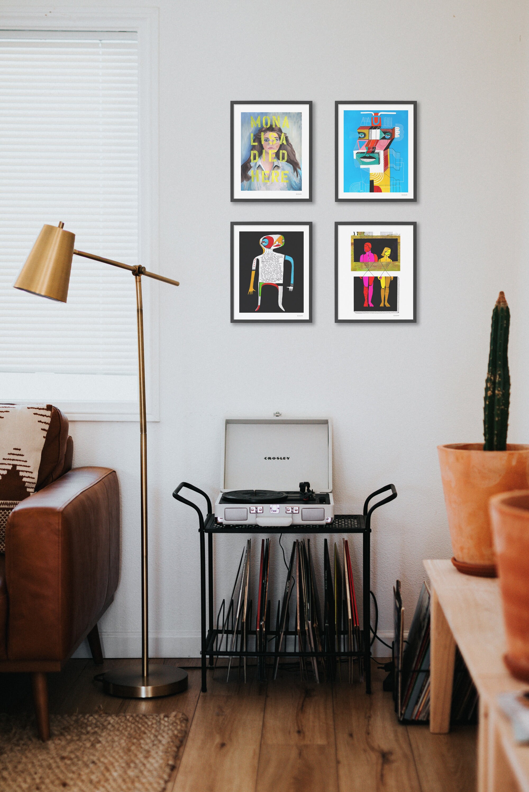 Keemo Signed Wall Fine Art Print Hands up Frame Optional Modern ...