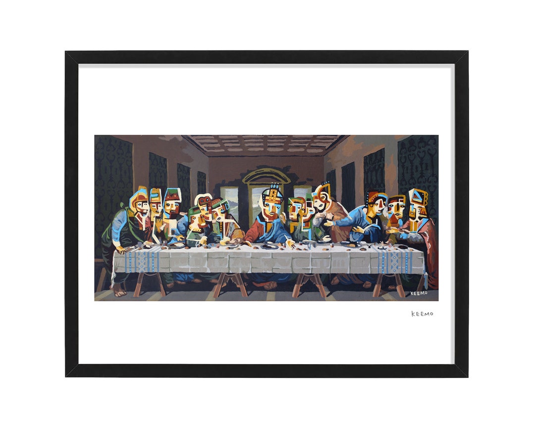 Keemo Signed Wall Fine Art Print | the Last Supper 2022 | Frame ...
