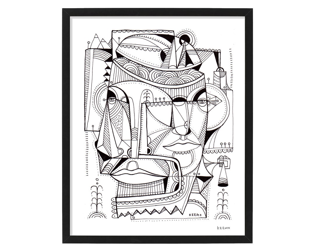 Keemo Signed Wall Fine Art Print | Home | Frame Optional | Modern ...