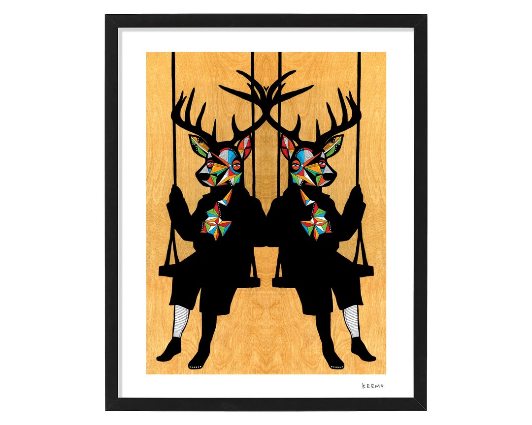 Keemo Signed Wall Fine Art Print | Swing | Frame Optional | Modern ...