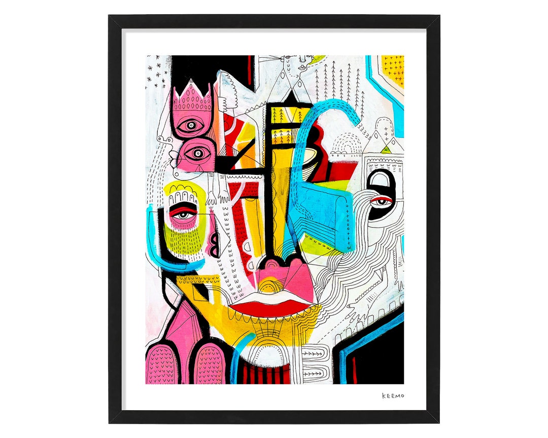 Keemo Signed Wall Fine Art Print | Poem in Here | Frame Optional ...