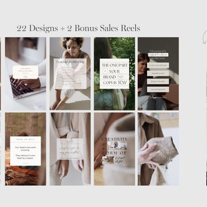 Instagram Video Reel Templates Motivational Quote Reels for Canva ...