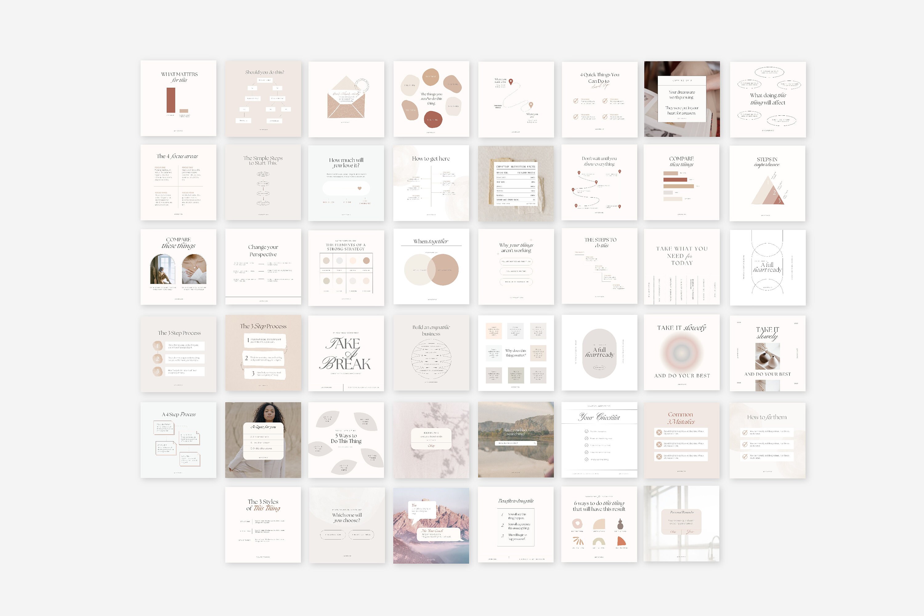 Instagram Shareable Canva Templates 200 Feed and Stories Graphics ...