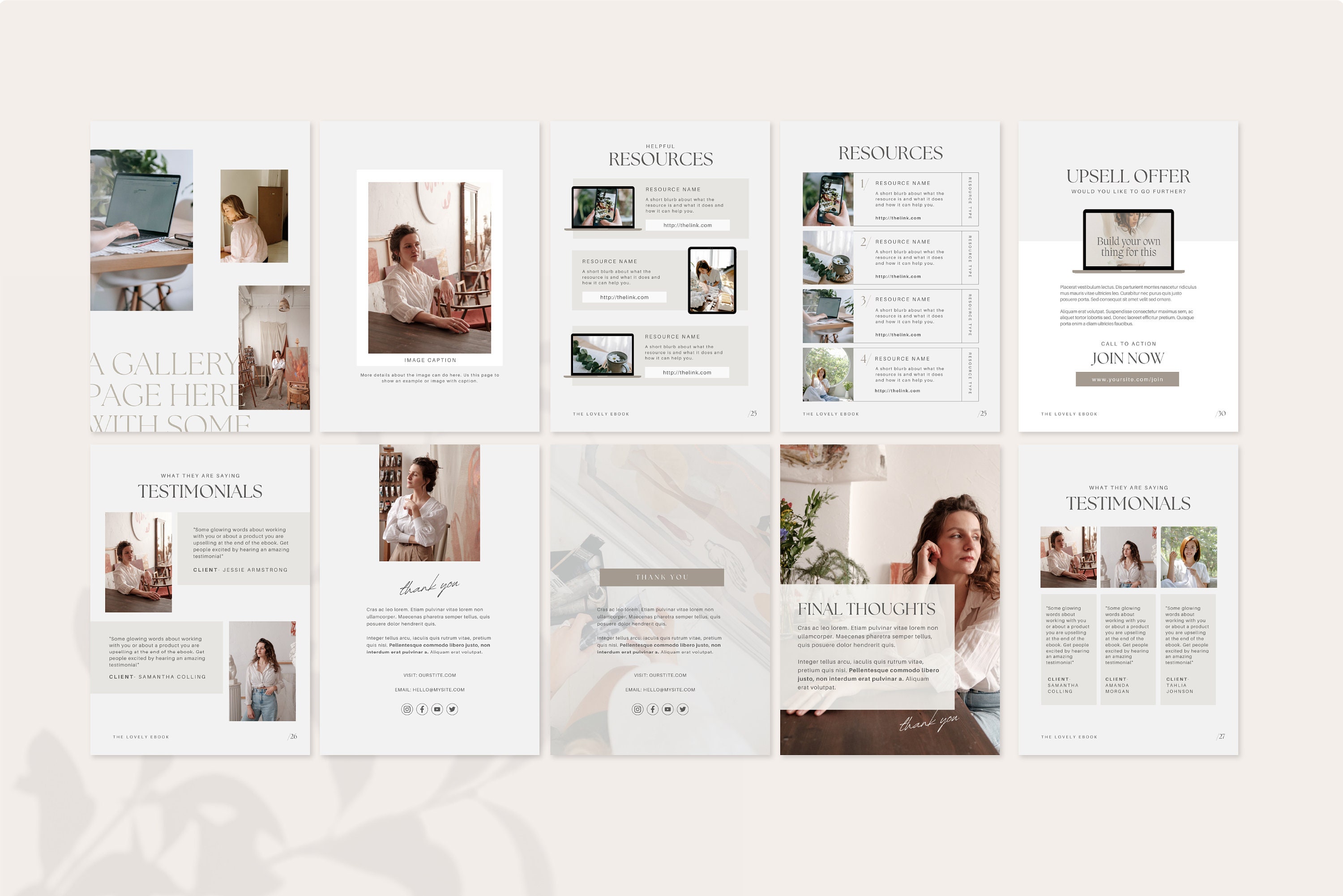 Editable Canva Ebook Template | Kit for Creating Guidebook Lead Magnets ...