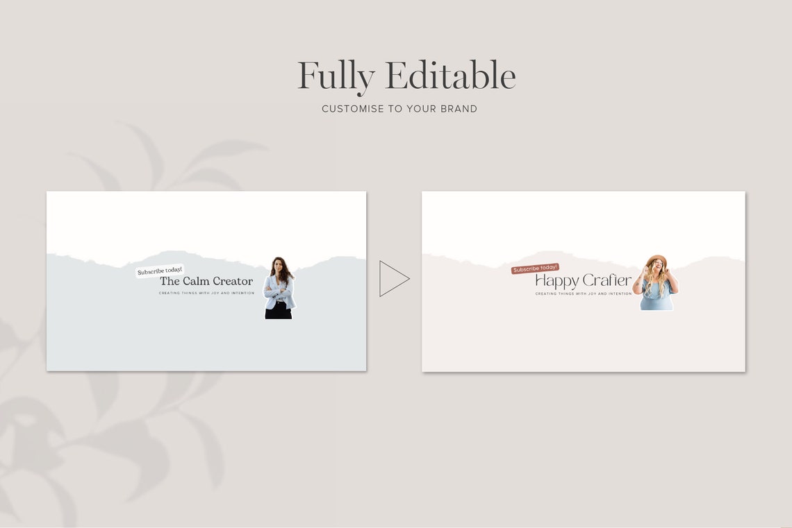 Youtube Banner Canva Template for Business and Coaches Channels ...