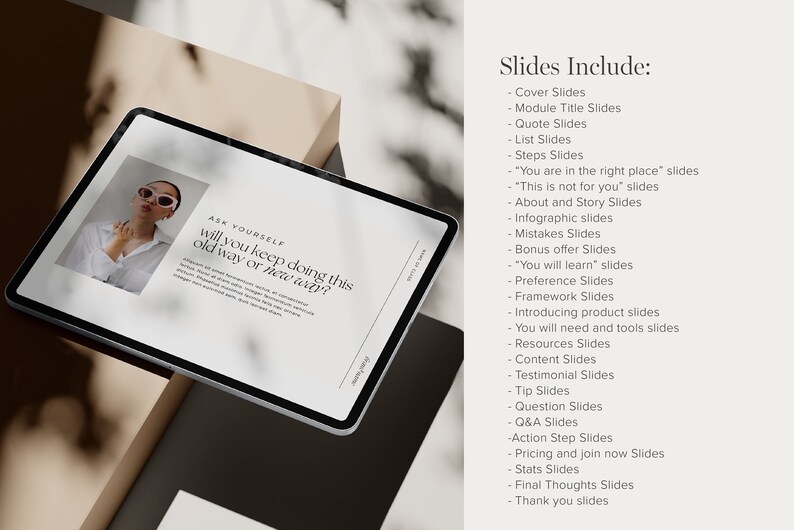 Webinar, Masterclass and Course Presentation Slide Deck | 100 Slides ...