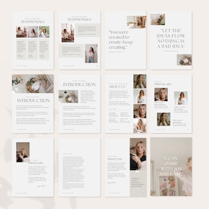 Editable Canva Ebook Template | Kit for Creating Guidebook Lead Magnets ...