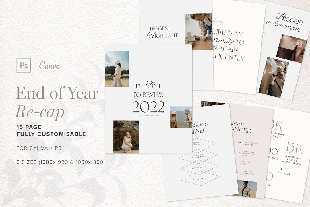 Year in Review Recap Celebration Highlights and Memories for Business ...