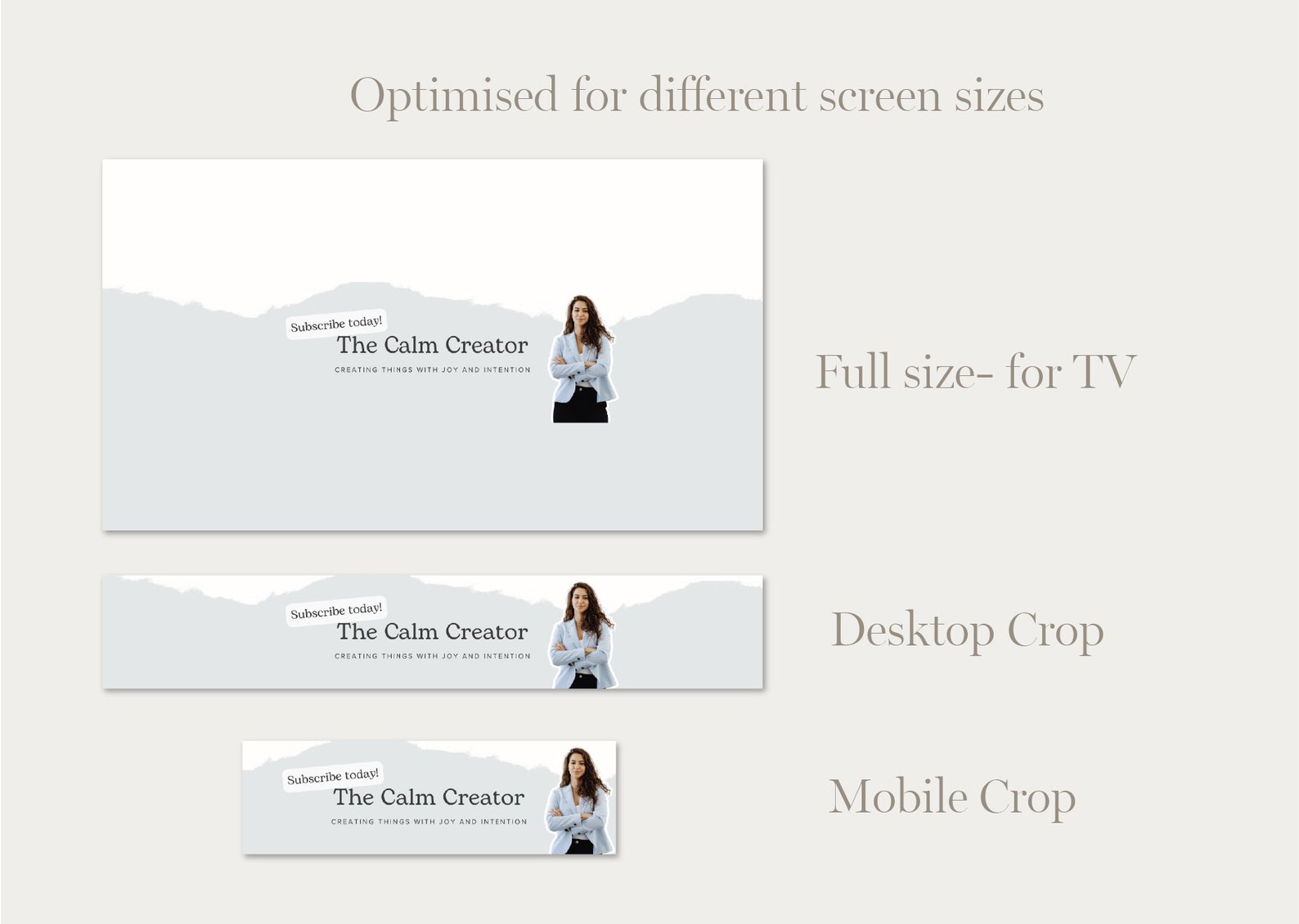Youtube Banner Canva Template for Business and Coaches Channels ...