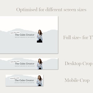 Youtube Banner Canva Template for Business and Coaches Channels ...