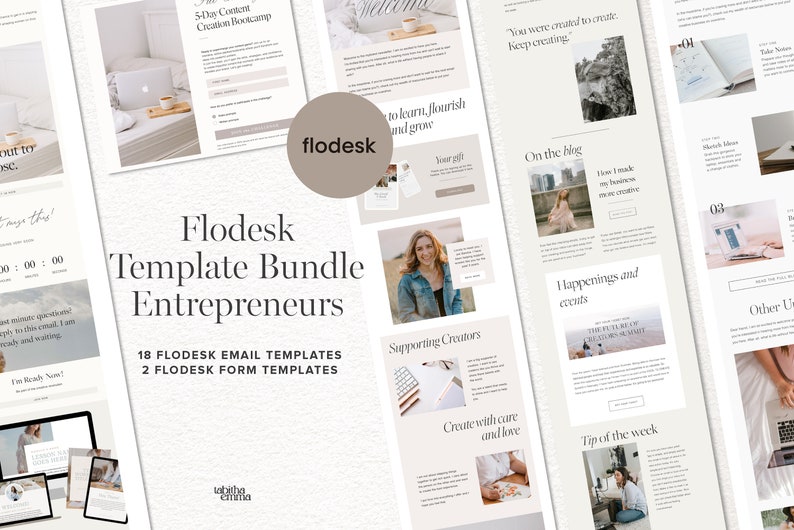 Flodesk Email Template Bundle | Marketing Email and Forms for Small ...