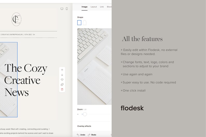 Flodesk Email Template Bundle | Marketing Email and Forms for Small ...