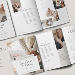 Editable Canva Ebook Template | Kit for Creating Guidebook Lead Magnets ...