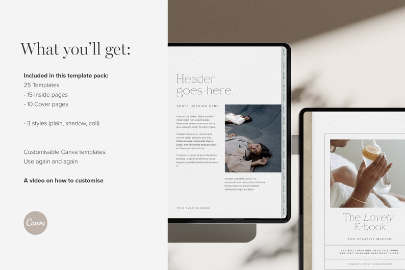 Editable Digital Hyperlink Tab Document Canva Template | Kit for ...