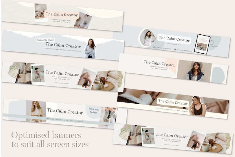 Youtube Banner Canva Template for Business and Coaches Channels ...