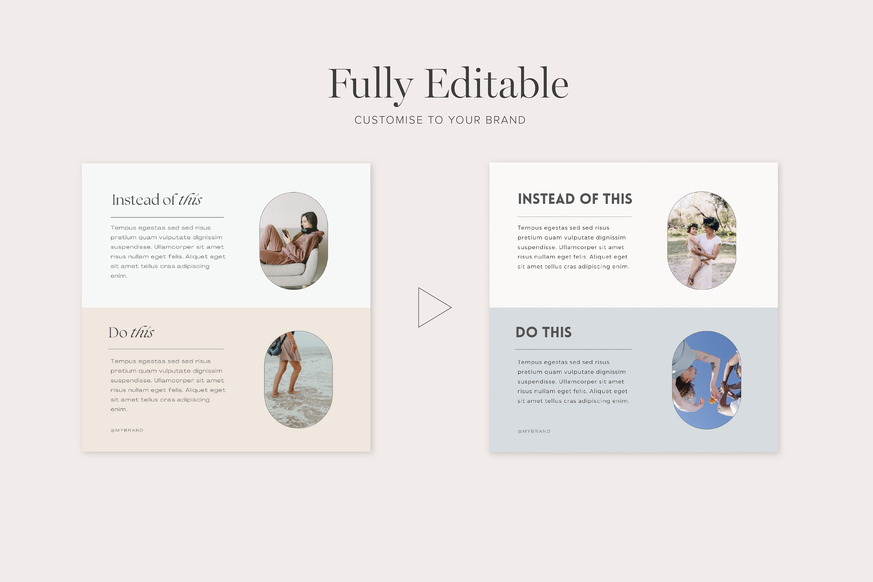 Instagram Shareable Canva Templates 200 Feed and Stories Graphics ...