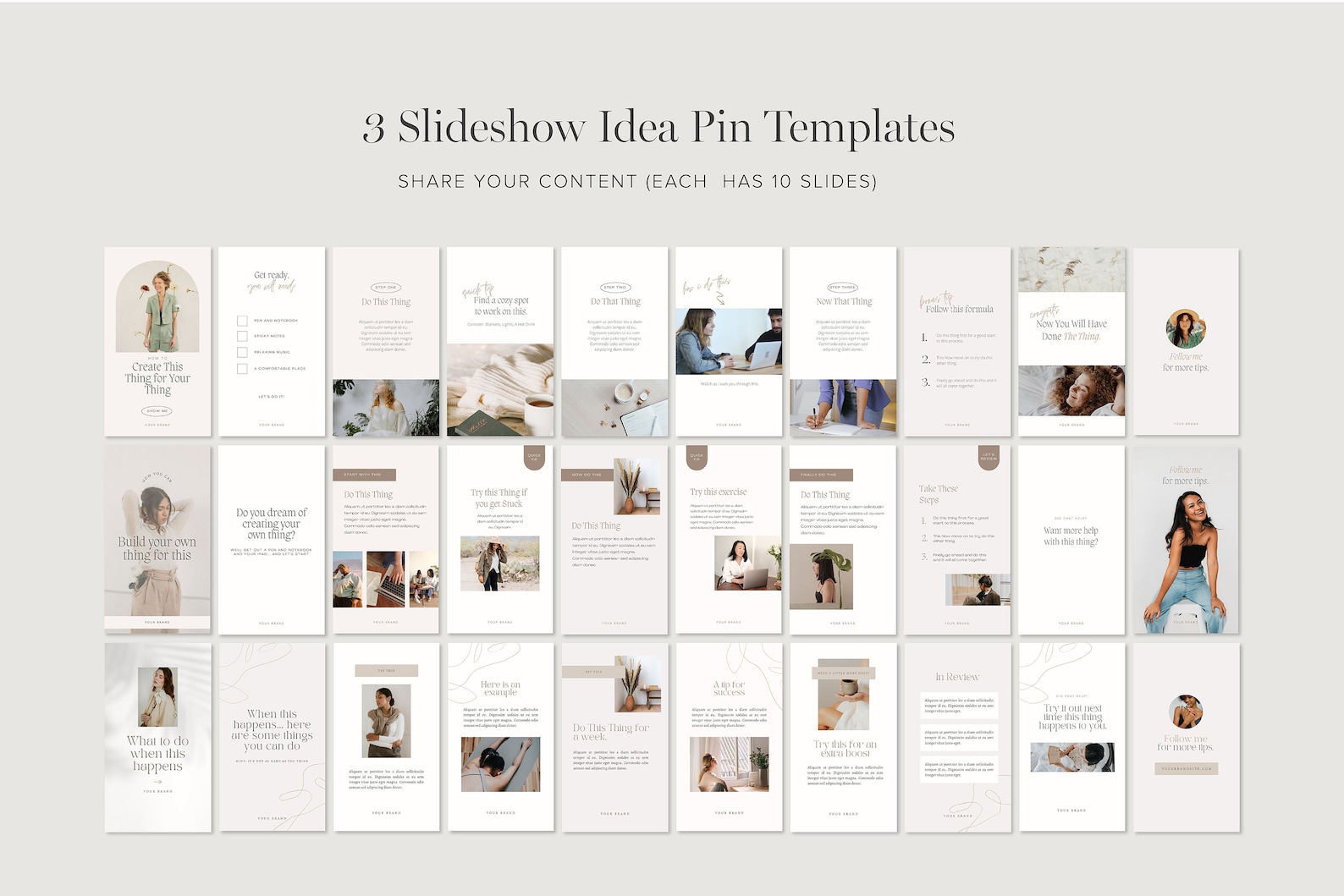 Pinterest Idea Pin Canva Templates for Business Content | Pinterest ...