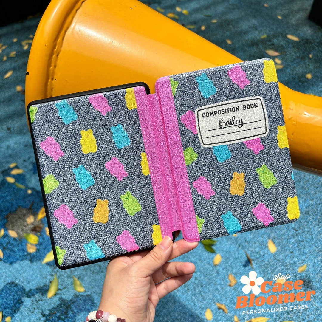 Denim Look All New Kindle 12th Gen 2024 Case Custom Kindle Case Paperwhite 11th 6.8 Book Case ...