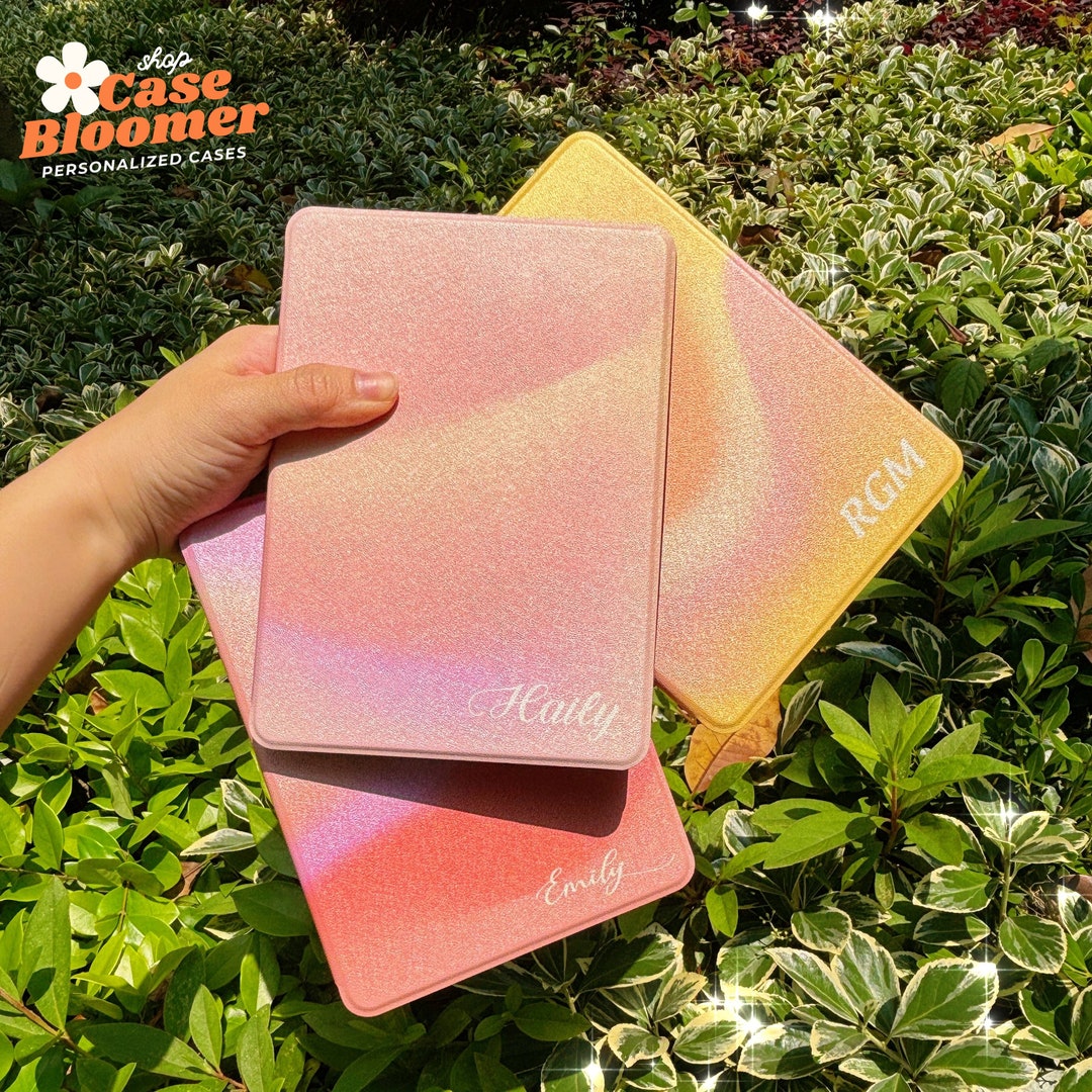 Light Pink Custom Name Kindle Case for Paperwhite 12th, Signature ...