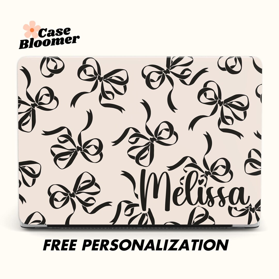 Latte Ribbons Minimal Coquette MacBook Case Cover for MacBook Pro13 14 ...