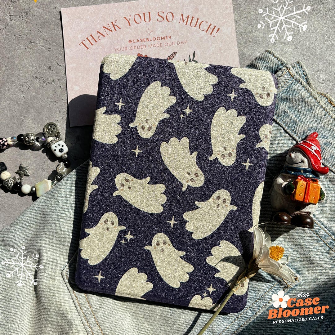 Ghost Halloween All New Kindle 12th 7-inch 2024 Case Kindle Colorsoft ...